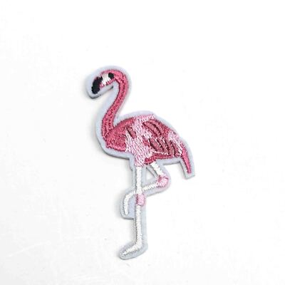Pink flamingo iron on patch. Embroidered Flamingo Patch 2317 | eBay