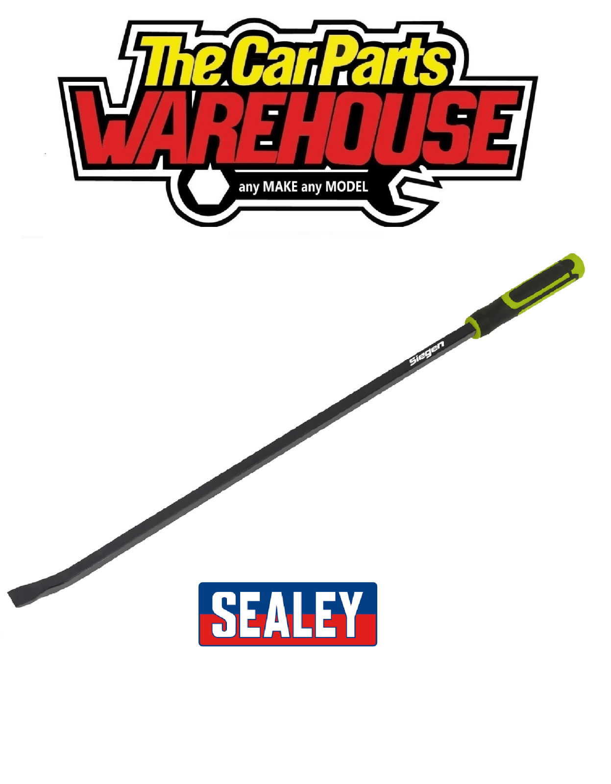 Sealey S01154 Prybar 900mm 25 Degree Heavy-Duty Same as AK9104 Pry Crow ...