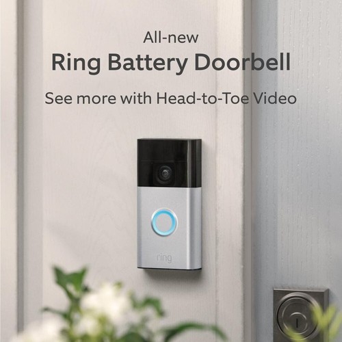 Ring Smart Battery Doorbell Venetian Bronze, Outdoor Cam Plus, and ...