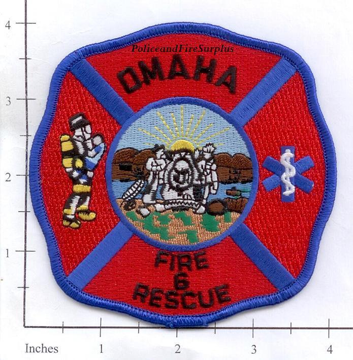Nebraska - Omaha NE Fire Dept Patch | eBay