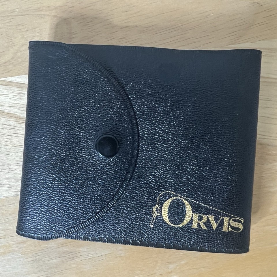 Vintage ORVIS 6 Pocket Leader Wallet w/3 Only Original Leaders | eBay