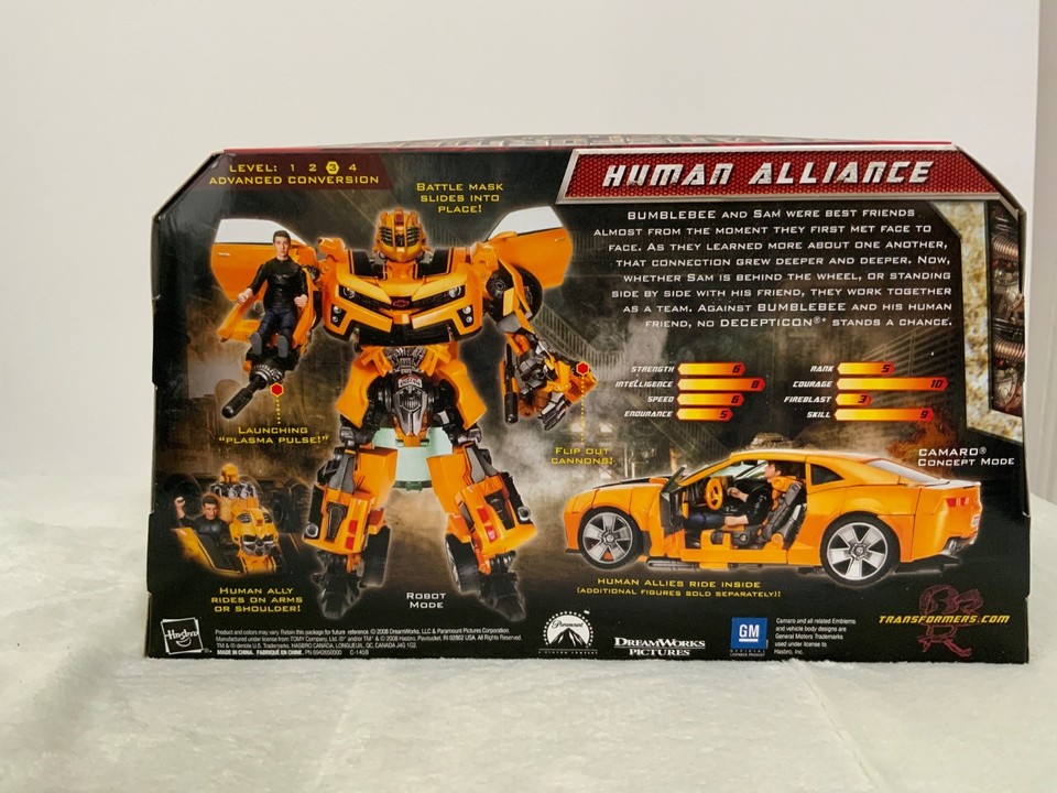 Transformers Bumblebee & Sam Witwicky Human Alliance Robot Action ...