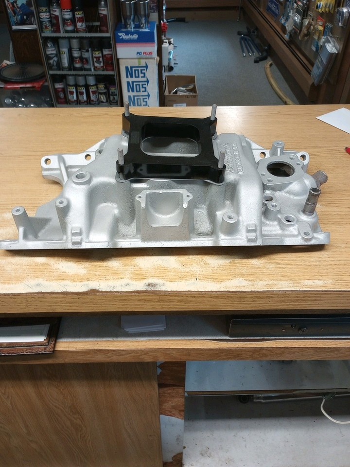 Mopar V8 318- 360 Edelbrock performer 4 Barrel intake #2176 with 1 ...