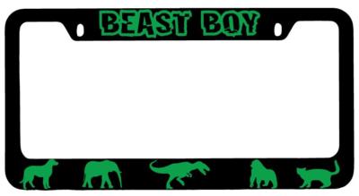 Beast Boy Black METAL License Plate Frame DC | eBay