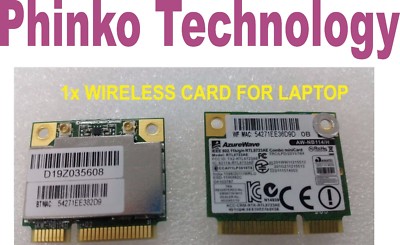 AzureWave IEEE 802.11 b/g/n AW-NB114/H Laptop Wireless mini Card | eBay ...