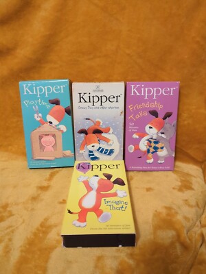 LOT of 4 KIPPER THE DOG VHS TAPES Videos JAKE TIGER PIG ARNOLD cartoon ...