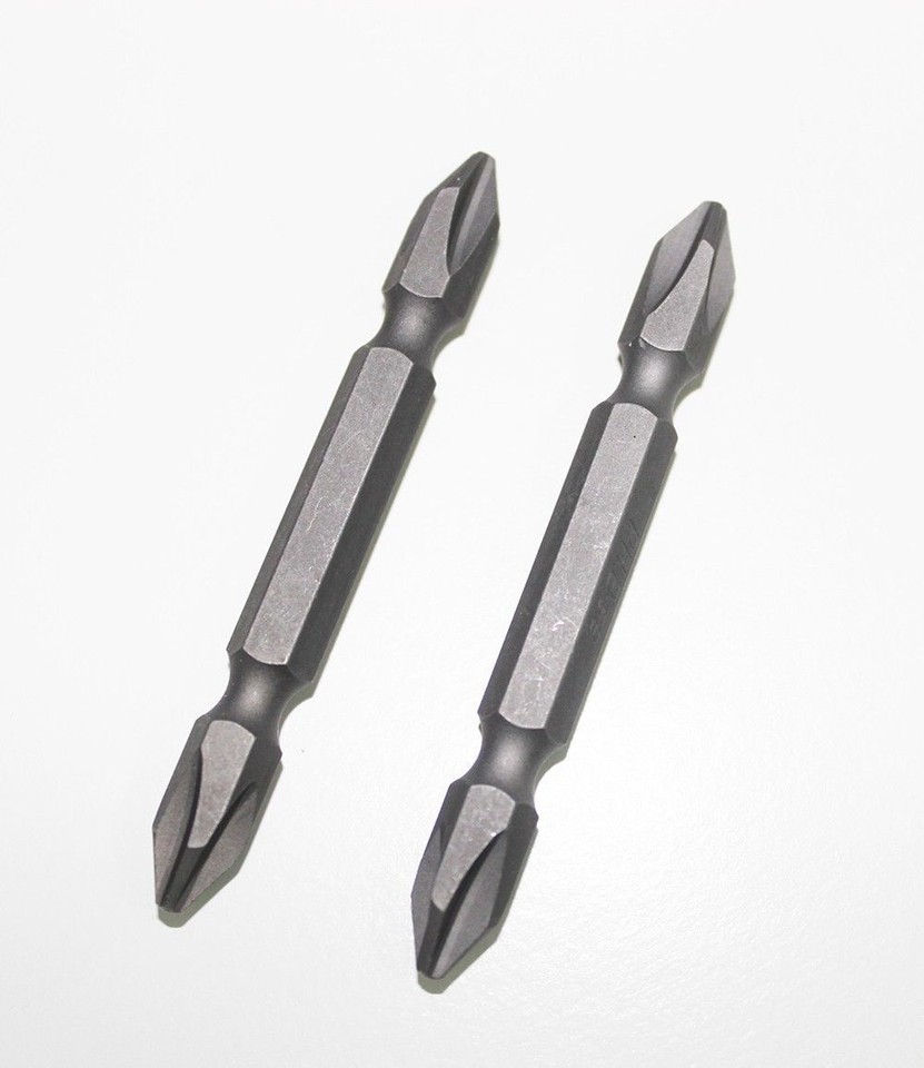 New 10pc 2 1/2 "Double Ended Phillip PH2 Screwdriver Tips Bits ...