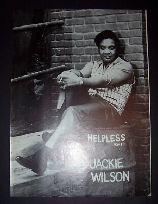 Jackie Wilson Helpless 1969 Short Print Poster Type Ad, Advert | eBay
