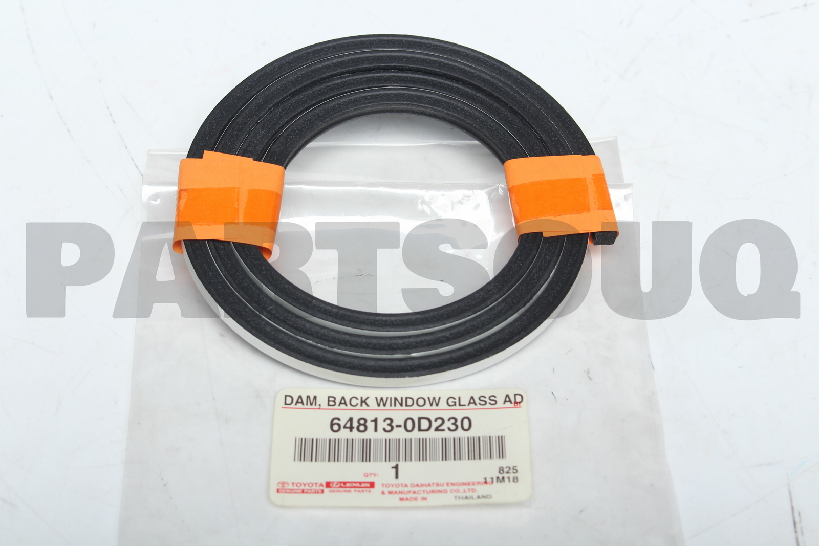 648130D230 Genuine Toyota DAM, BACK DOOR GLASS ADHESIVE, NO.1 64813 ...