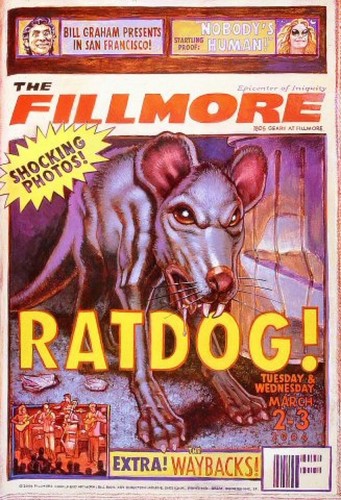 Ratdog Affiche Rat Chien The Grateful Dead Fillmore The Waybacks March ...