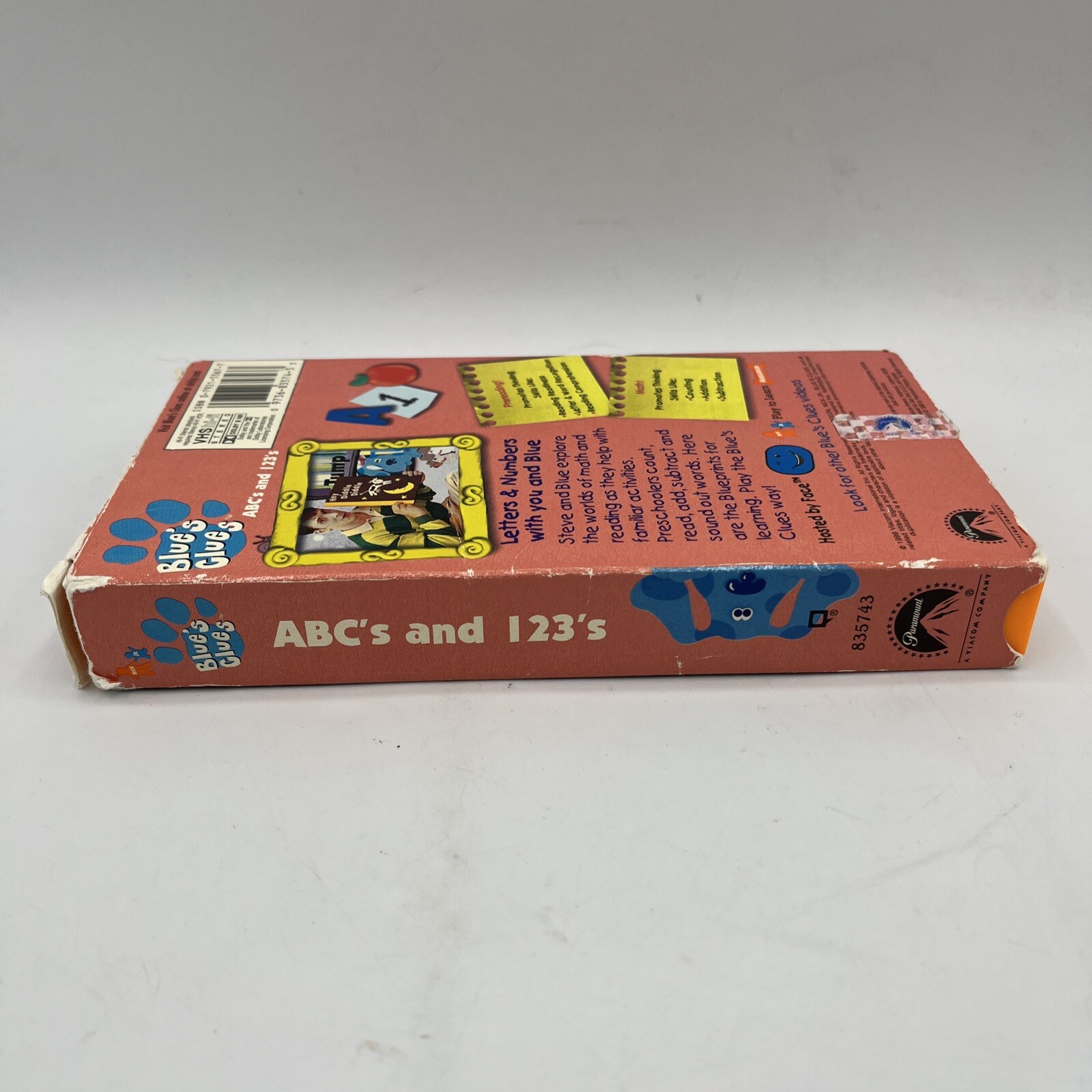 Vintage BLUE'S CLUES ABC's and 123's VHS | Grelly USA