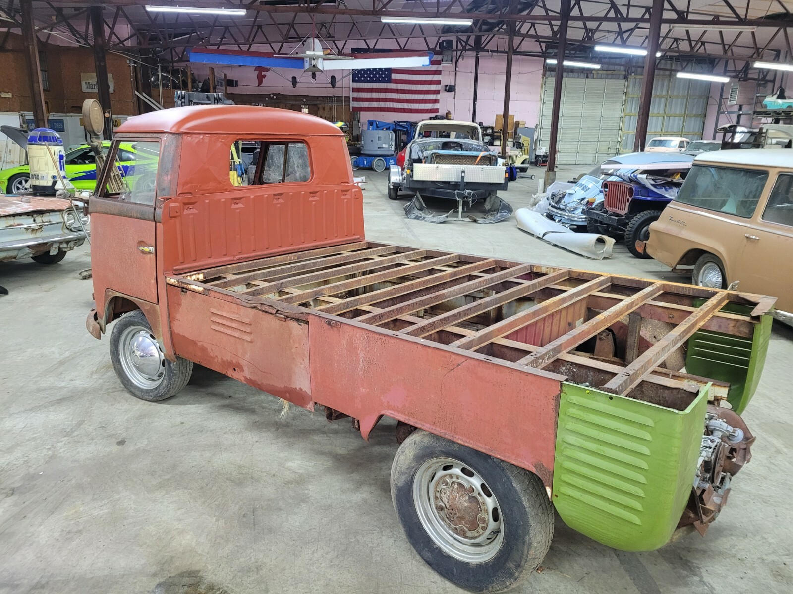 Volkswagen Single Cab pickup truck Transporter Vw Split window PROJECT ...