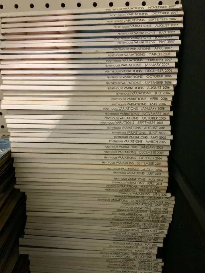VNTG PENTHOUSE VARIATIONS LOT OF 260+ Magazines from 1979 to 2007 | eBay