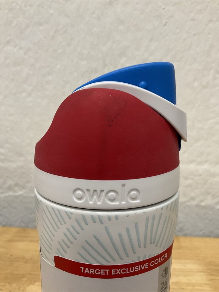 Owala Special Edition 24oz Stainless Steel FreeSip Water Bottle Red ...
