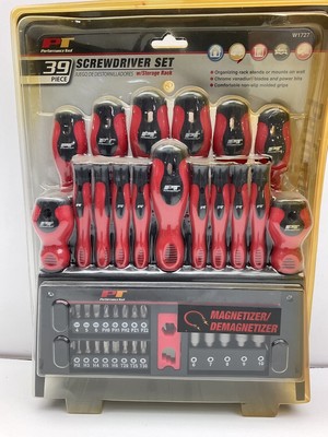 Performance Tool W1727 39-Piece Screwdriver Set With Organizer Rack | eBay