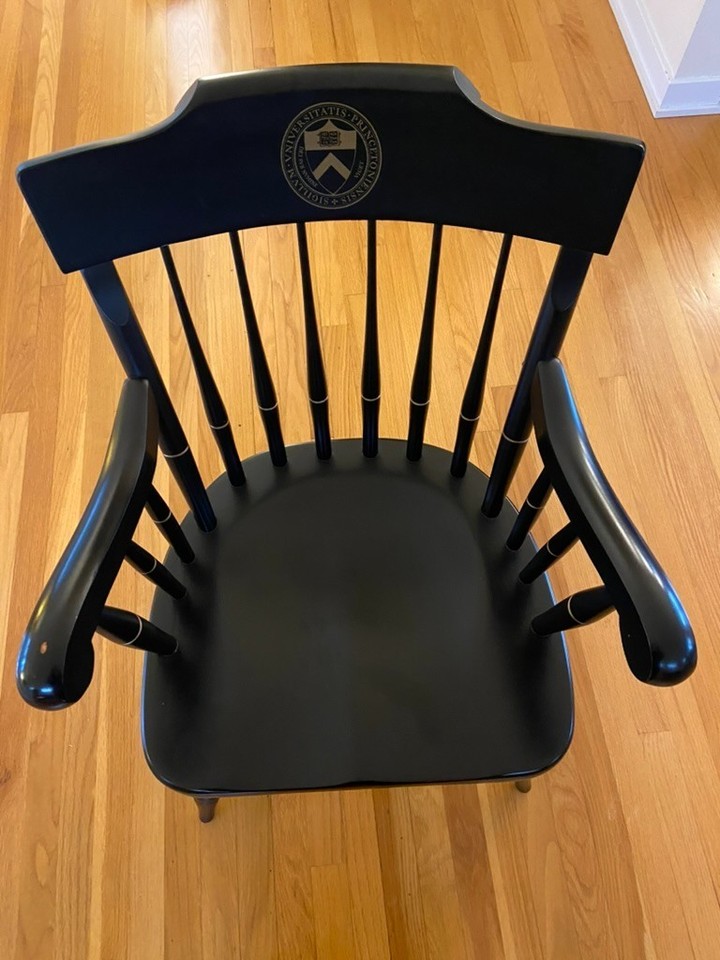 Princeton University Captains Chair - Black | eBay