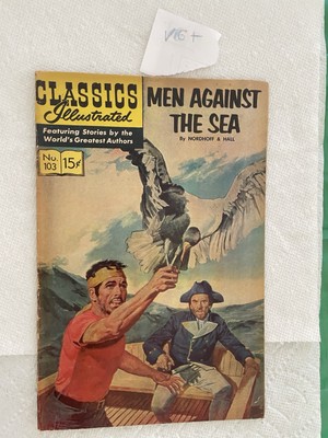 Classics Illustrated Men Against the Sea #103 1964 Comic Book, VG+ | eBay