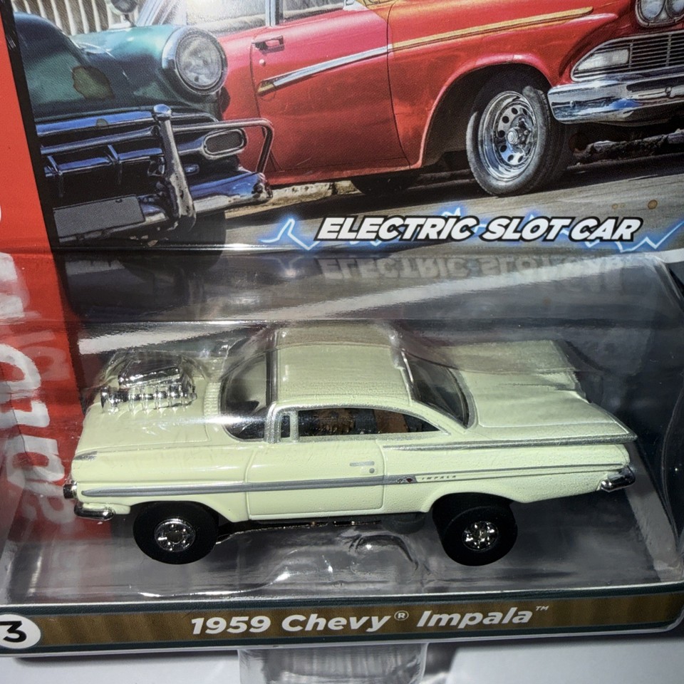 Auto World 1959 Chevrolet Impala Street Rod w/ Blower HO Scale Slot Car ...