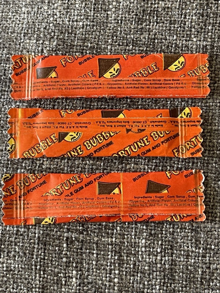 Vintage Albert & Sons FORTUNE BUBBLE Gum Lot Of 3 Unopened NOS | eBay