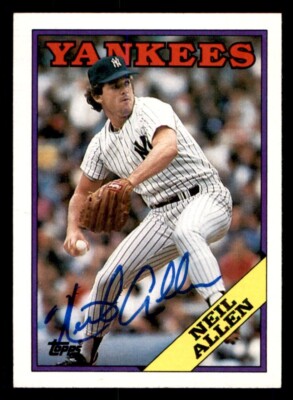 1988 Topps Baseball #384 Neil Allen Signed Autograph (no COA) *f2 | eBay