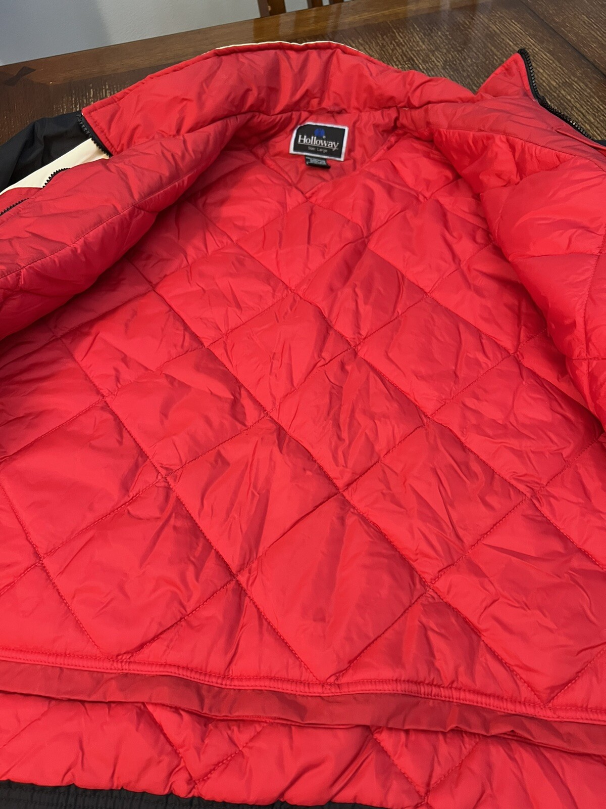 Vintage Firestone Racing Puffer Racing Jacket Hollowa… - Gem