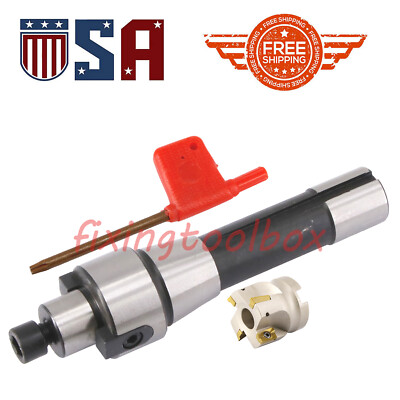 R8 FMB22 Arbor 400R 50MM Face End Mill Shell Cutter 4Pcs APMT1604 ...