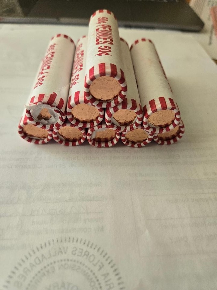 10 ROLLS 2025 D PENNY ROLLS FROM MINT BOXES | eBay