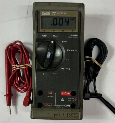 Fluke 77 Digital Multimeter with Leads and Protective Case | eBay