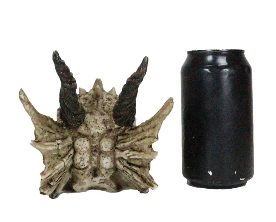 Ebros Jurassic Beowulf Elder Dragon Head Skull Realistic Fossil Statue ...