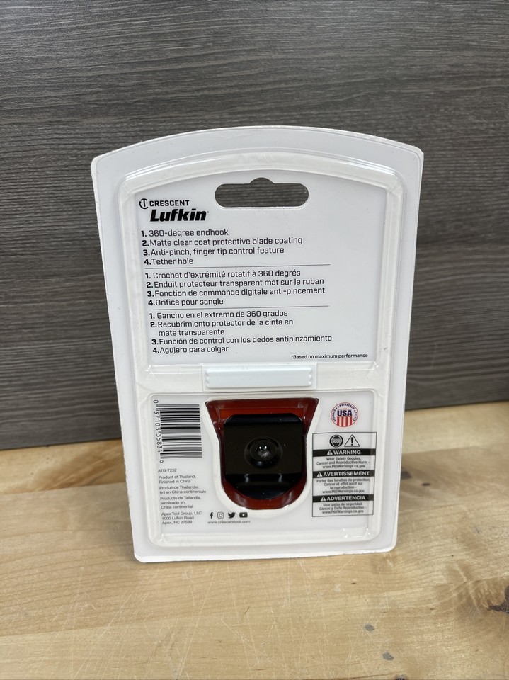 Crescent Lufkin Command Control Series Tape Measure, 35 Ft, 1-3/16 ...