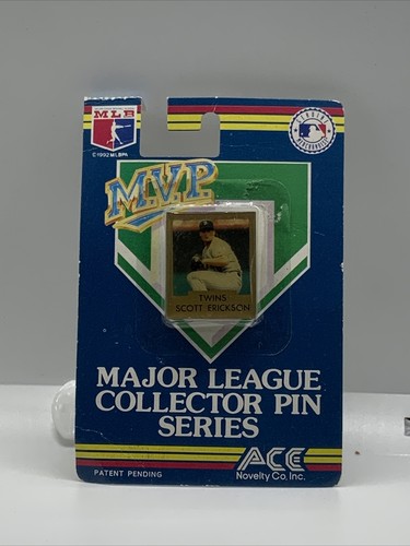 Twins-Scott Erickson 1992 MVP Major League Collector Pin Series | eBay