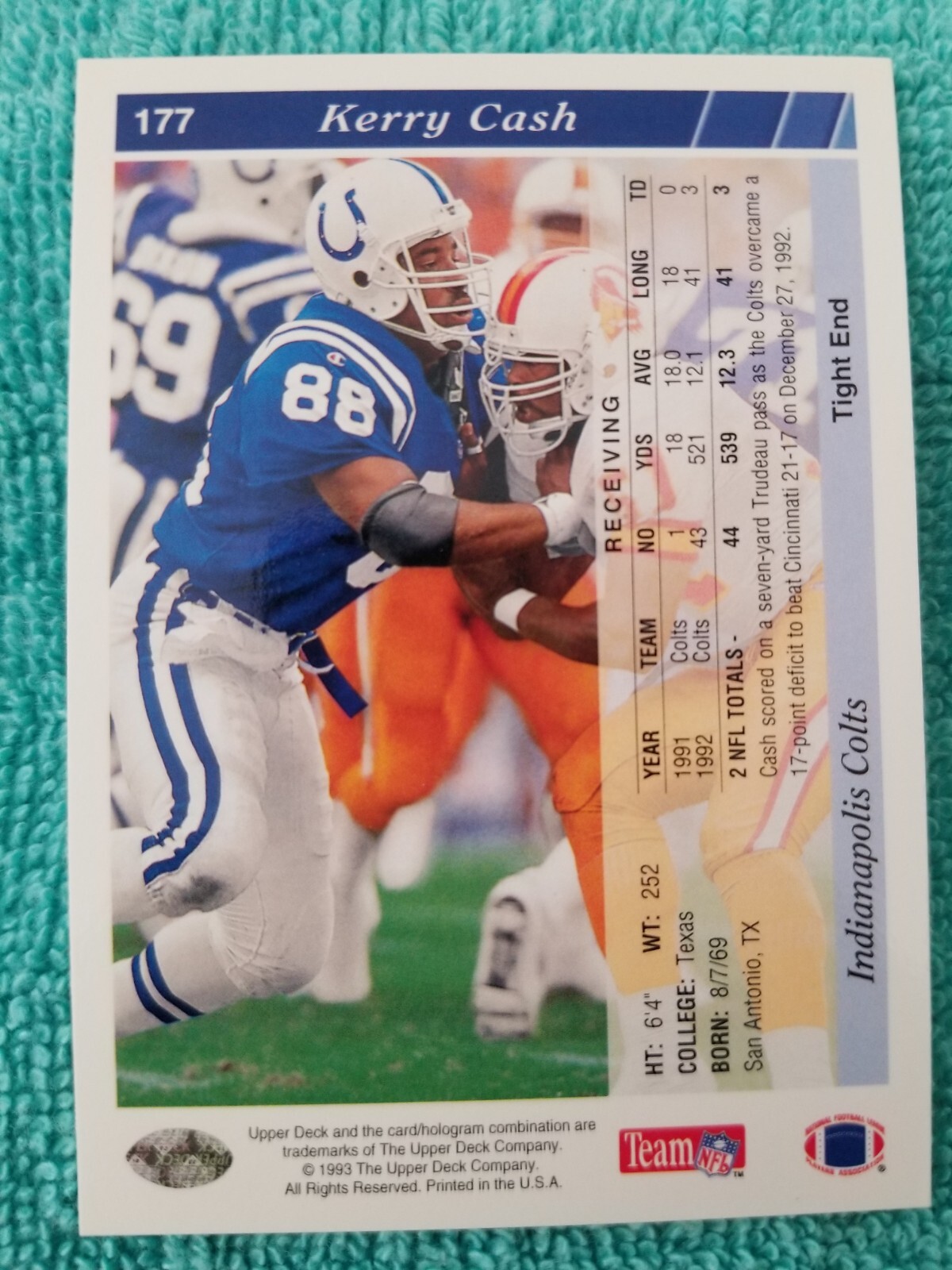 1993 Upper Deck - #177 Kerry Cash (RC) for sale online | eBay