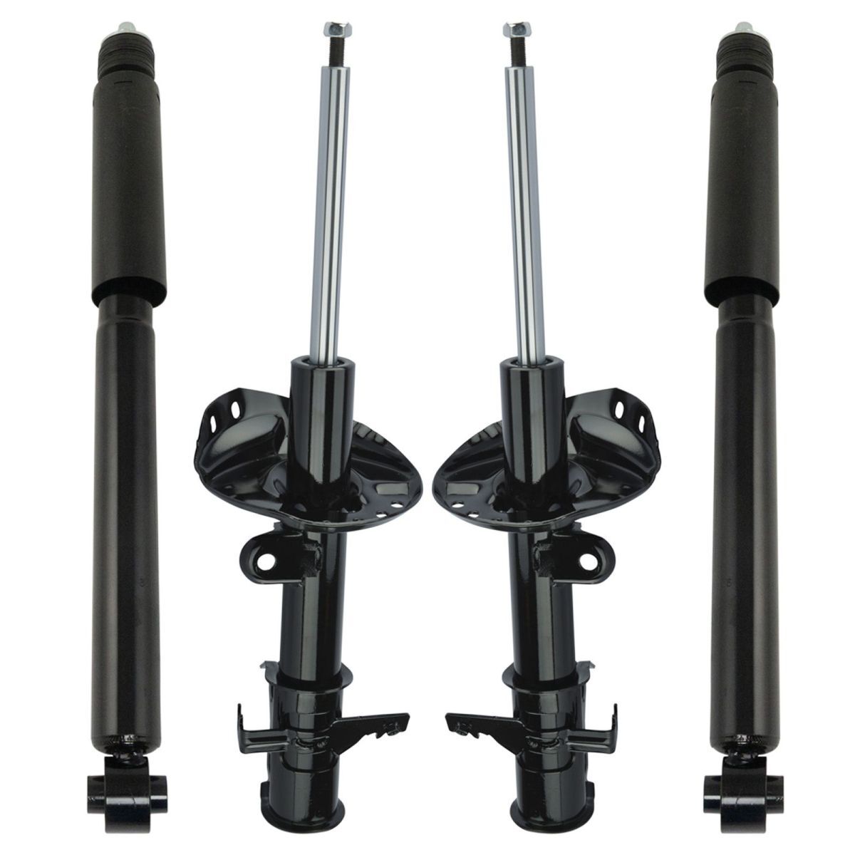 TRQ Front Rear Suspension Strut Shock Absorber 4pc Kit Set for 07-12 ...