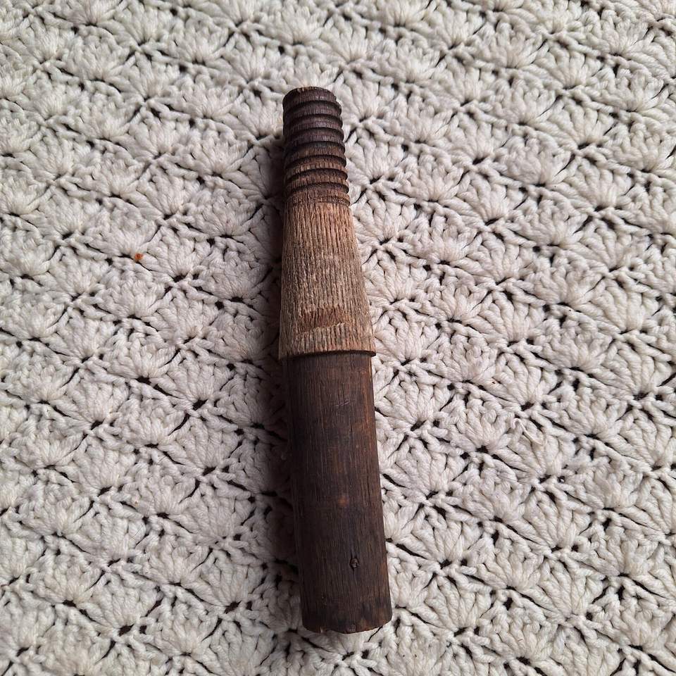 Vintage Wooden Threaded Pegs Post For Glass Insulator | eBay