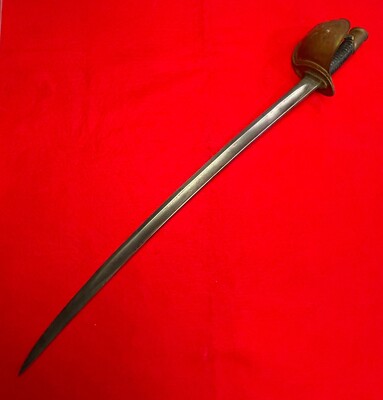 Vintage Civil War USN Union Army Naval Ames 1860 Boarding Sword Cutlass ...