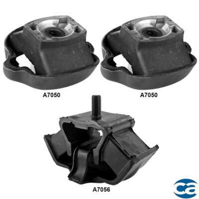 Engine Mounts & Trans. Mount 3PCS for Mercedes-Benz 300SDL 87-86 L6-3 ...