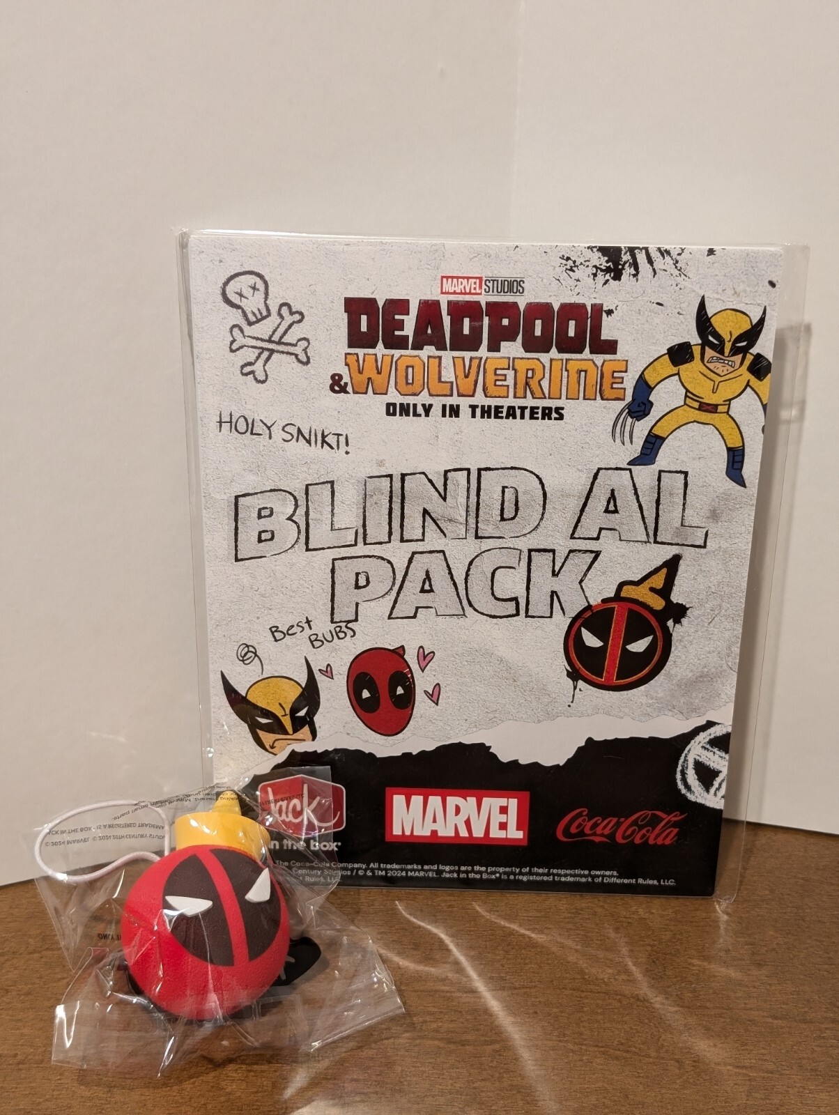 Jack In The Box Deadpool & Wolverine Blind AI Pack - SDCC 2024 ...