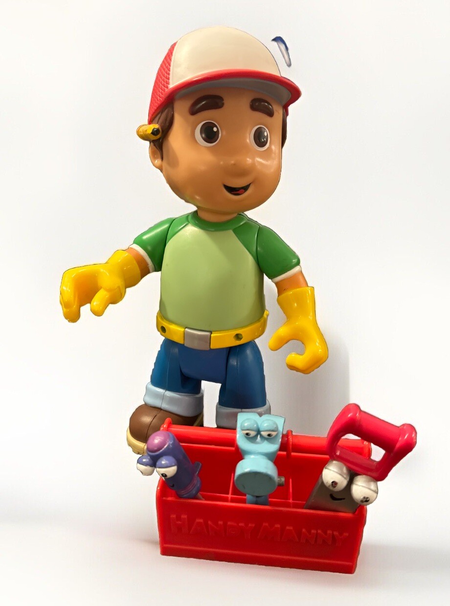 Disney Handy Manny Talking Doll Figure 10” Spanish English Mattel 2007 ...