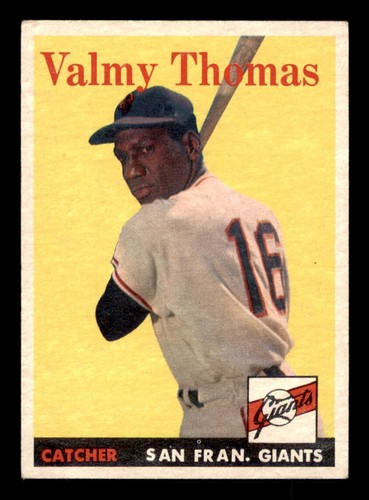 1958 Topps Baseball #86 Valmy Thomas EX *e4 | eBay