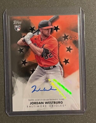 2024 Topps Jordan Westburg ROOKIE AUTO BASEBALL STARS BLACK #'d 070/199 ...