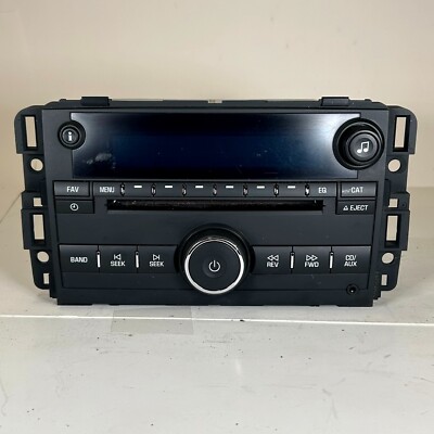 Chevrolet AM FM Radio CD Disc AUX Player Stereo Receiver Head Dash Unit ...
