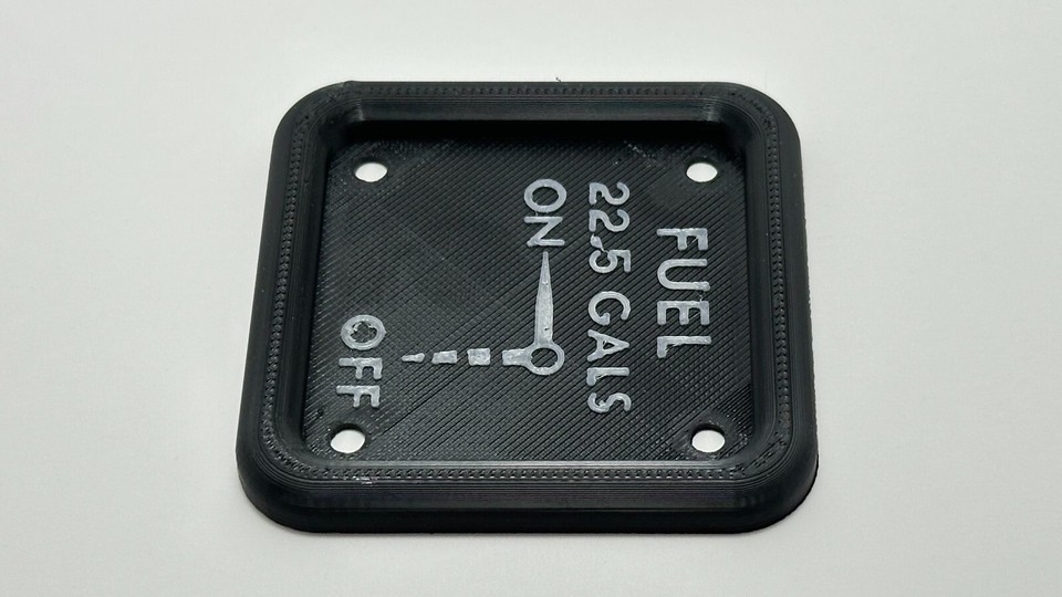 Cessna 150/152 Fuel Selector Placard (22.5 Gallons Useable Fuel) | eBay