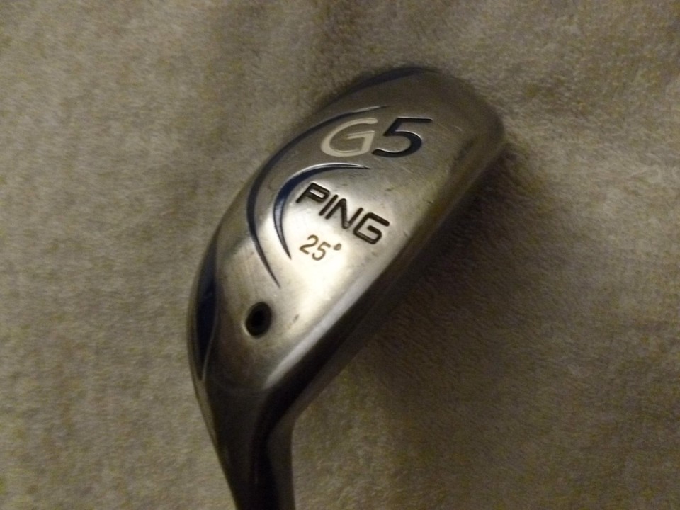 Ping G5 5 Hybrid 25° Graphite Ping TFC 100H Stiff Flex RH #12699 | eBay