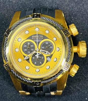 Invicta Reserve Bolt Zeus Chronograph Watch -REF.19726, Broken Strap | eBay