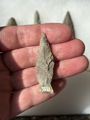 INDIAN ARTIFACT - Awesome 2” Fishtail Point PA - X-Bowser - arrowhead ...