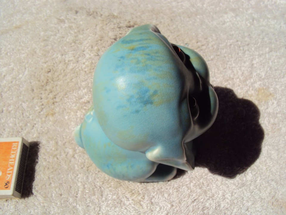 "CROWN DEVON" POTTERY DOG FIGURE MATT GLAZE 1930s ART DECO ENGLISH MADE ...