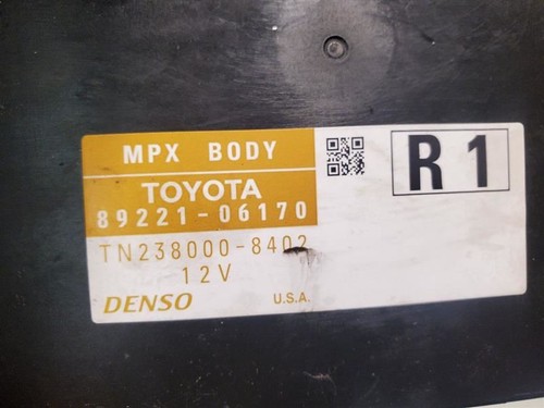 Chassis ECM Multiplex Network 89221-06170 US Market Fits 12 CAMRY 46837 ...