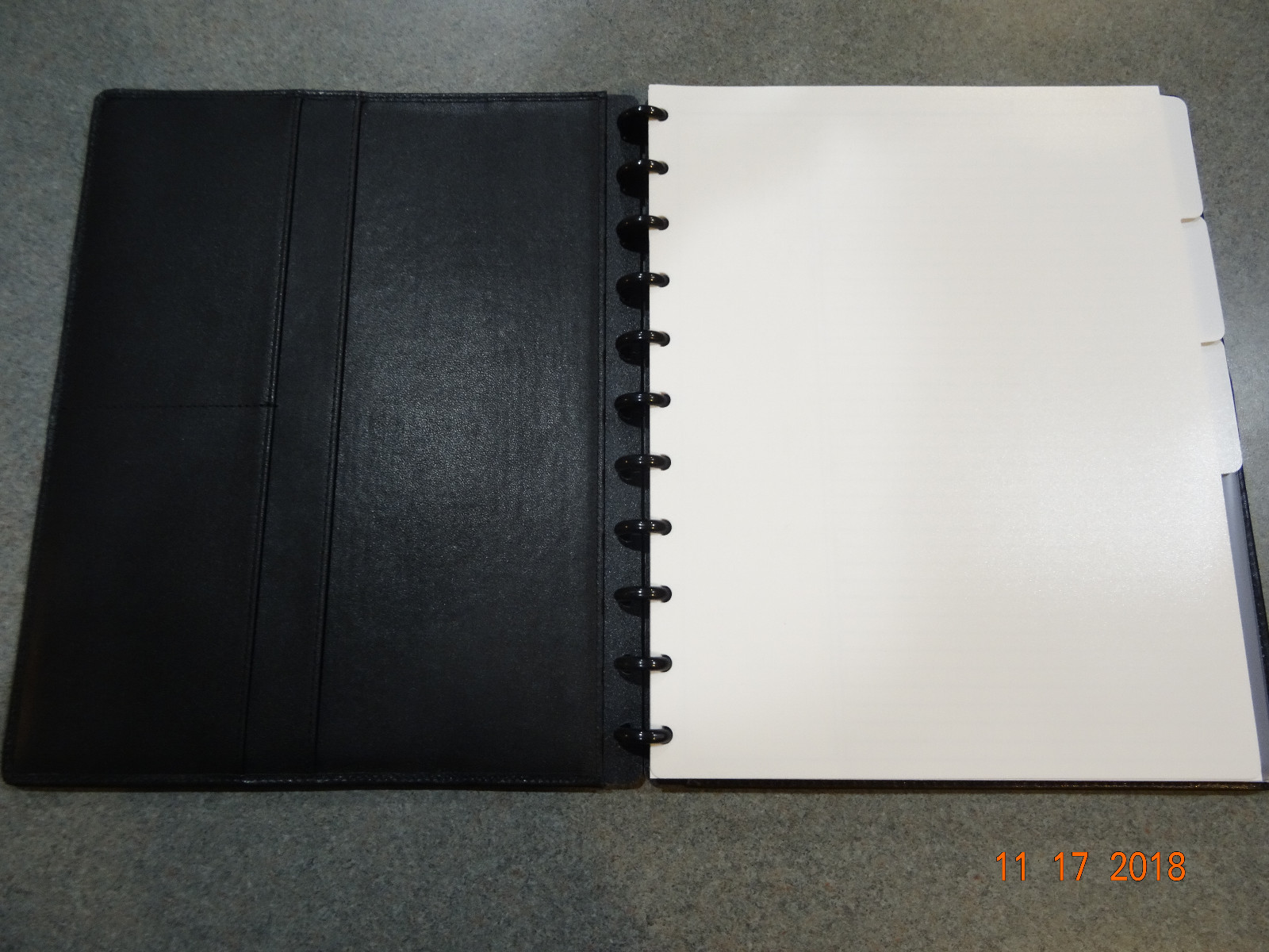 YPO/WPO Levenger Circa leather foldover notebook NOS | eBay