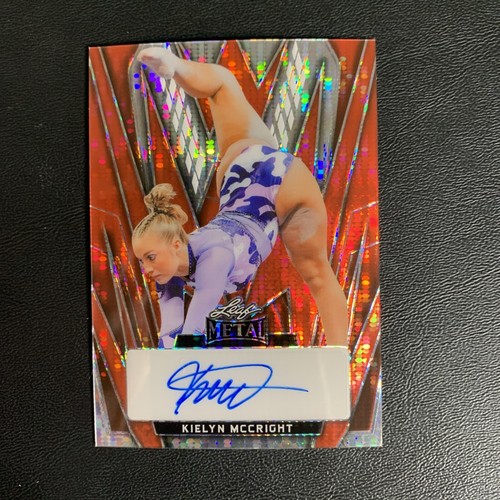 2024 Leaf Metal Women Of Sport Kielyn Mccright Red Pulsar Auto 1/1 ...