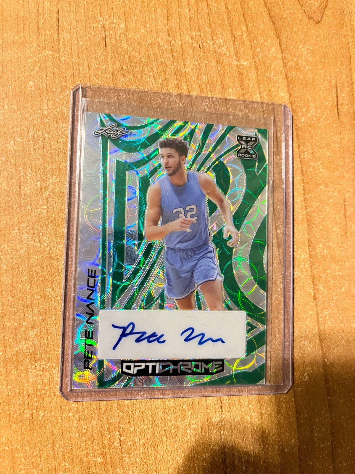2022-23 Leaf Optichrome - Pete Nance - Green Kaleidoscope Refractor ...